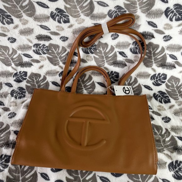 Telfar | Bags | Telfar Medium Tan Shopping Bag | Poshmark